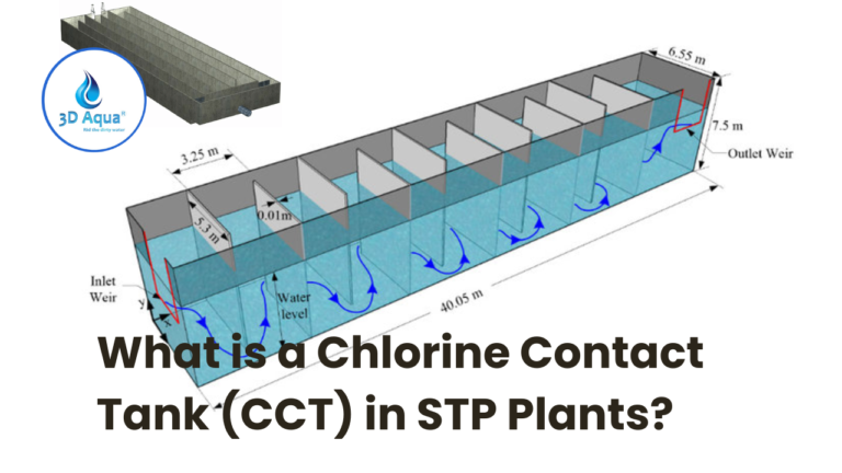 What is a Chlorine Contact Tank (CCT) in STP Plants? - 3D Aqua