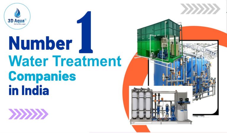 Which is the Number One Water Treatment Company in India? - 3D Aqua