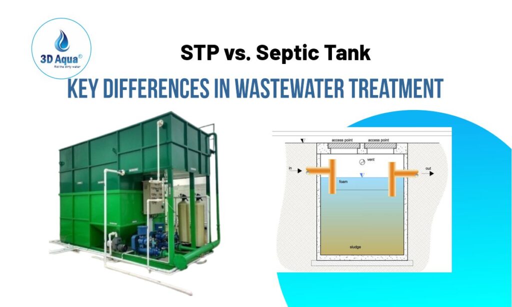 STP vs. Septic Tank: Key Differences in Wastewater Treatment - 3D Aqua