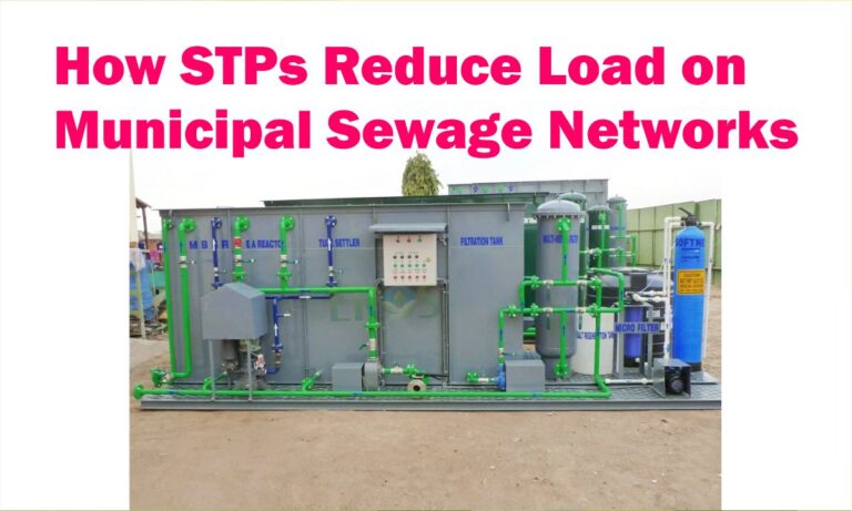 How STPs Reduce Load on Municipal Sewage Networks - 3D Aqua