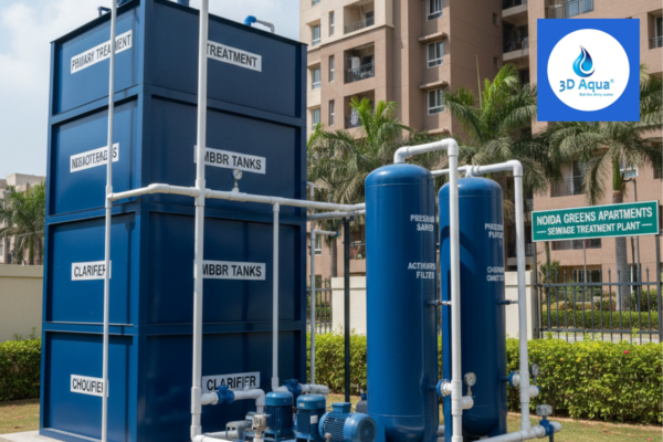 STP Plant Manufacturer for Apartments in Noida - 3D Aqua