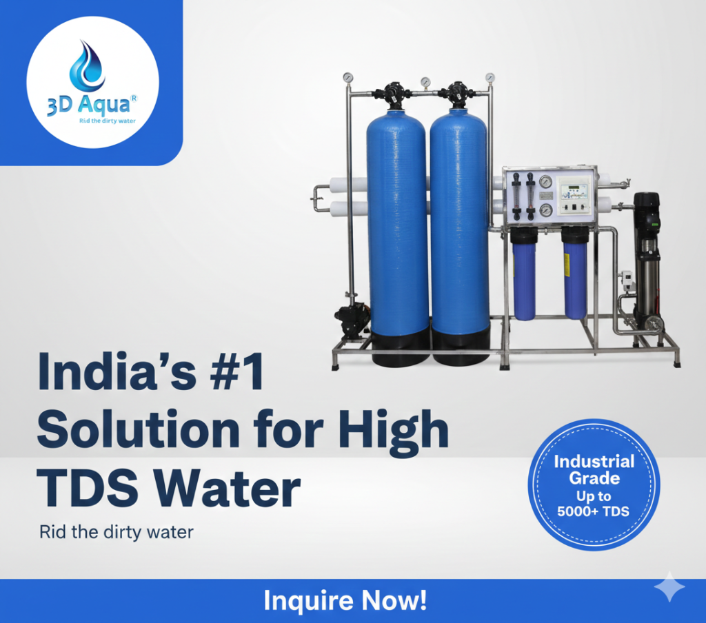 Best Industrial RO Plant for Very High TDS Water in India