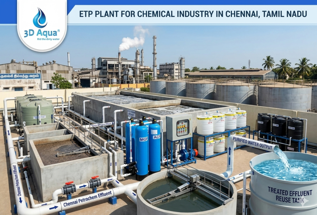 ETP Plant for Chemical Industry in Chennai Tamil Nadu