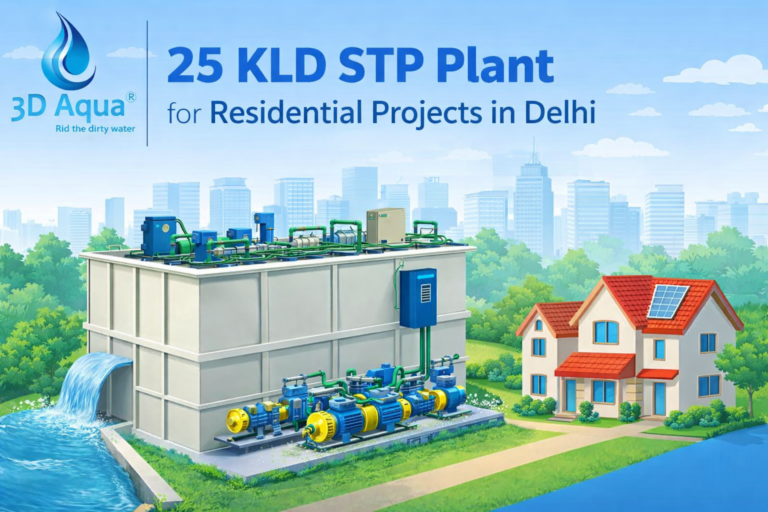 25 KLD STP Plant for Residential Projects in Delhi