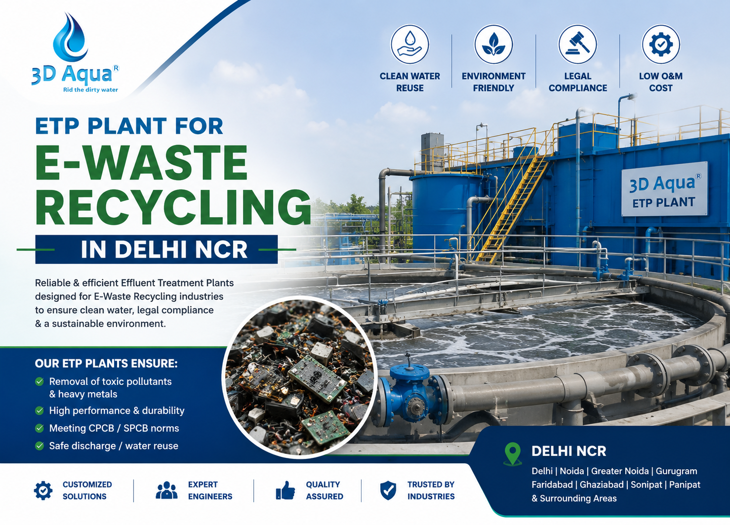 ETP Plant for E-Waste Recycling in Delhi NCR